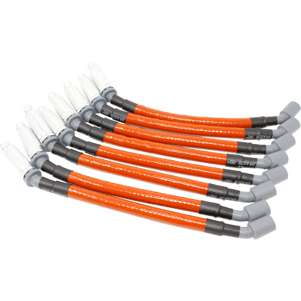 Dragon Fire Performance Race Series Direct Fit Fiberglass Sleeved 13mm 15" Low Ohm Spark Plug ...