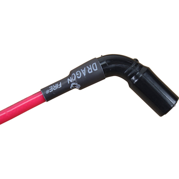 Dragon Fire Performance 8.5mm Transparent TRANSLUCENT RED Plug Wire Se – AIP Electronics