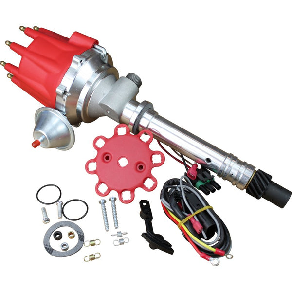 Dragon Fire Performance Race Series Pro Billet Electronic Ignition Distributor For 1962-1974 ...