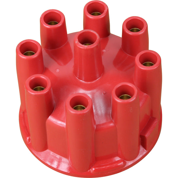 Red Female Socket Terminal Ignition Distributor Cap For V8 Pro Billet ...